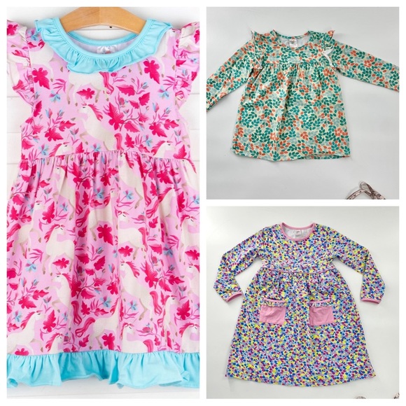 stitchy fish | Dresses | Stitchy Fish Girls Bundle Colorful Fun Dresses ...